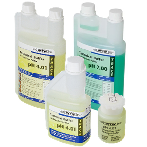 Calibration and adjustment of a pH electrode